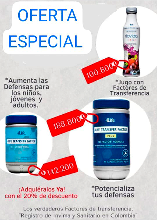 4life Colombia Transfer Factor | Productos originales | 25% de ...